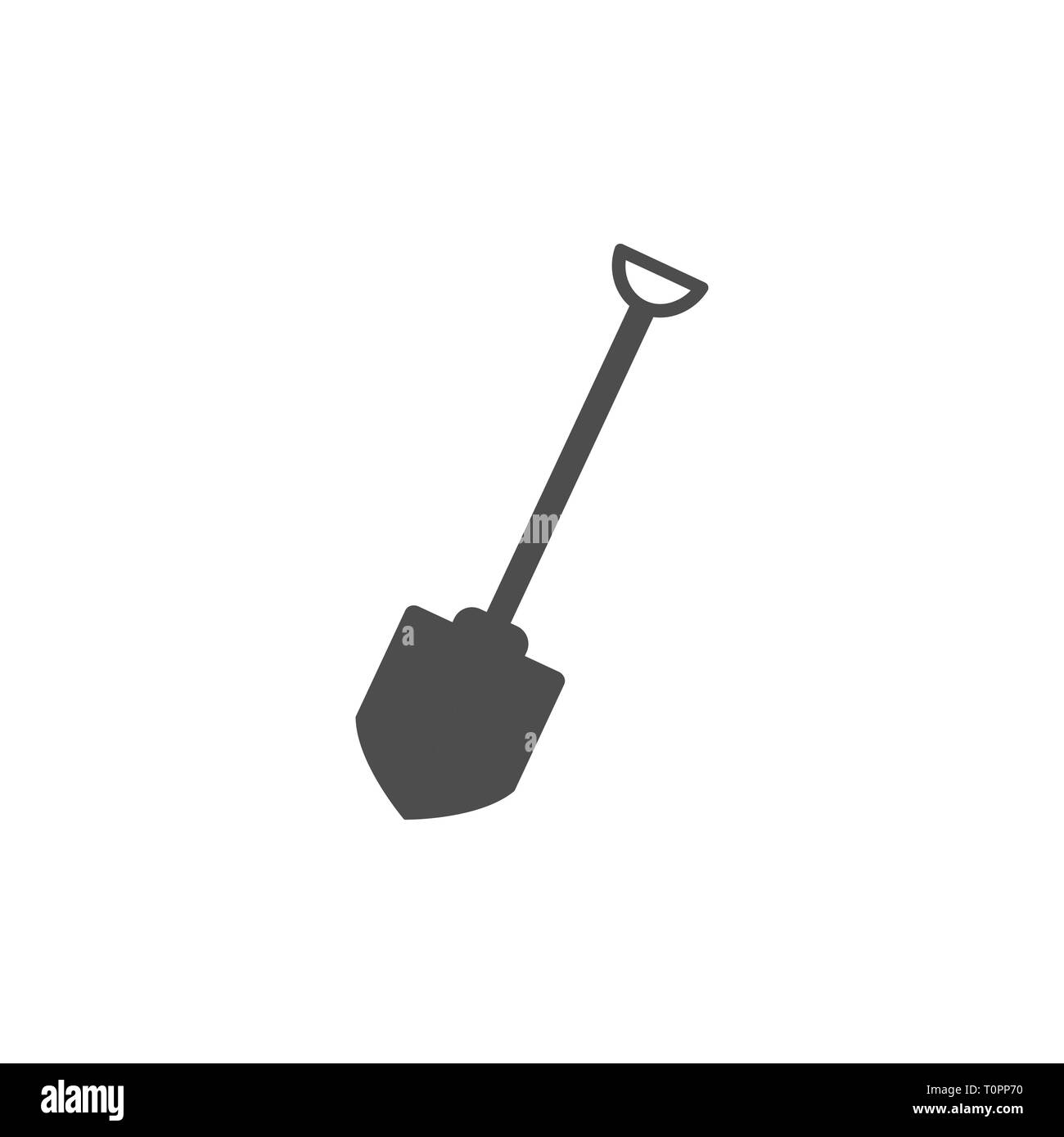Building, construction, dig, garden industry shovel icon Vector ...