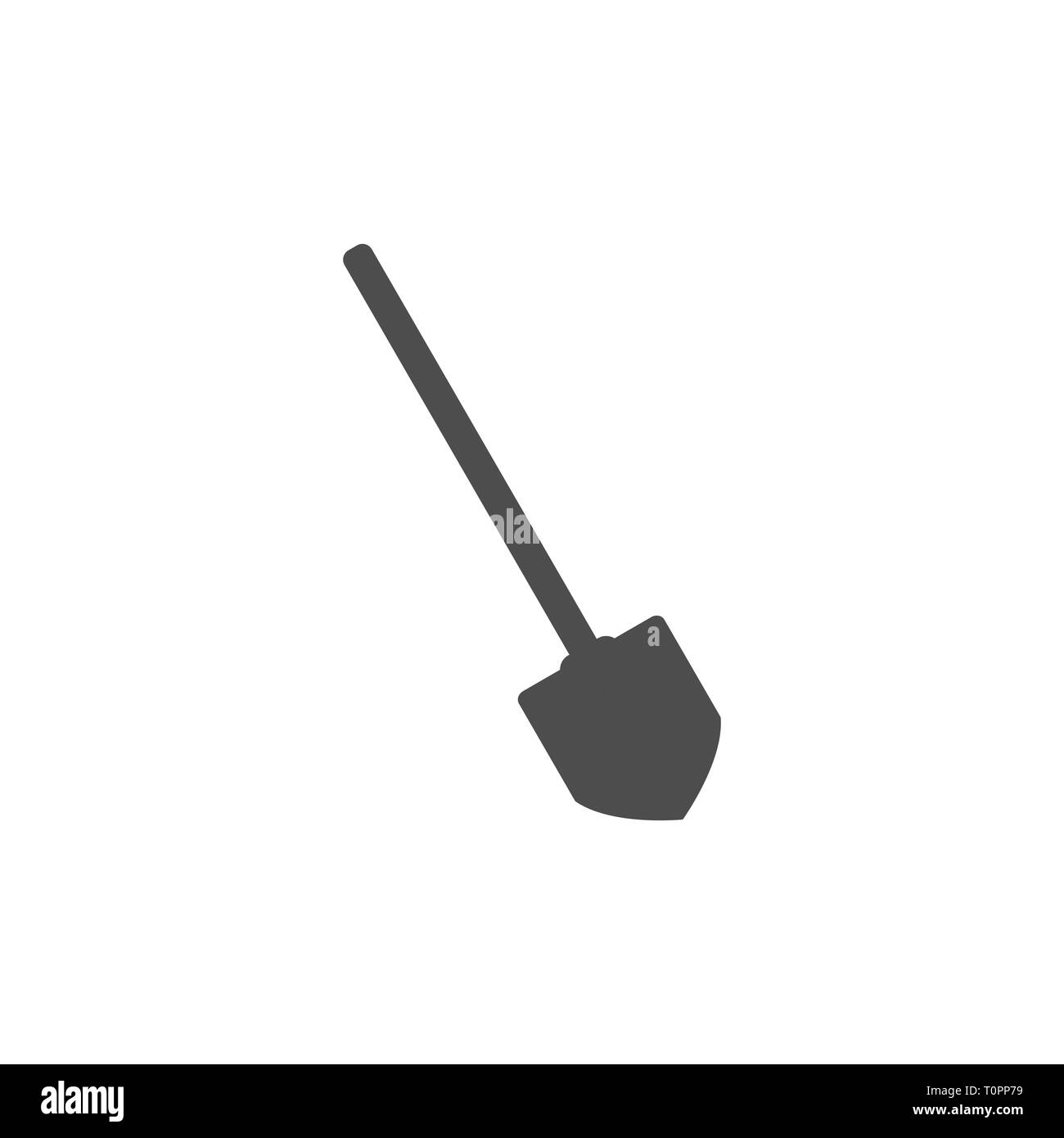 Building, construction, dig, garden industry shovel icon Vector ...