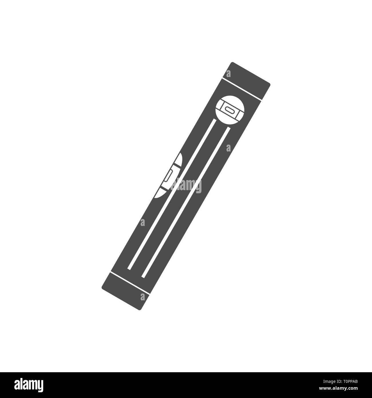 Building level icon. Bubble Level. Vector illustration flat Stock ...