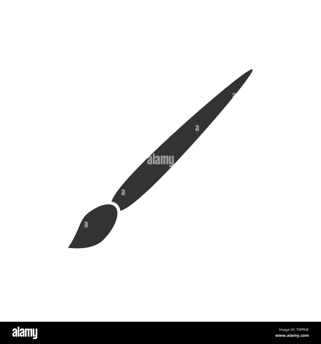 Vector flat design artist Black and White Stock Photos & Images - Alamy