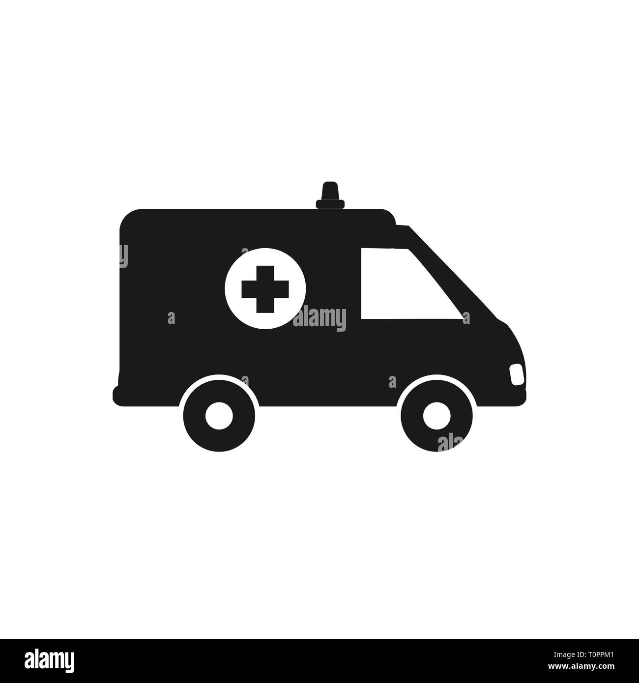 Ambulance icon, medical sign. Vector illustrations Flat Stock Vector ...