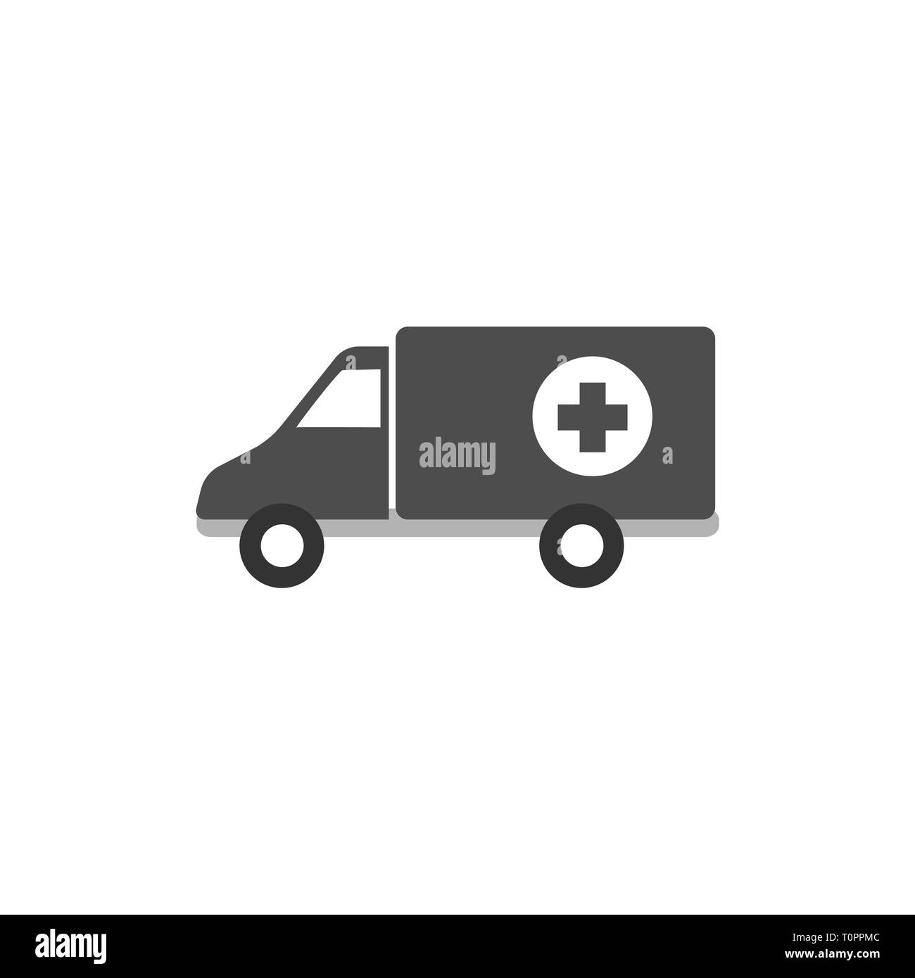 Ambulance icon, medical sign. Vector illustrations Flat Stock Vector ...