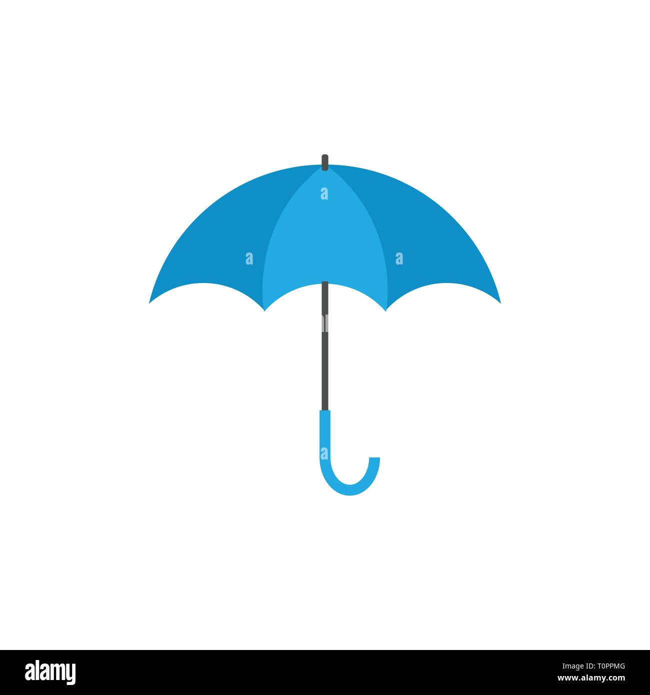 Umbrella icon, weather symbol. Vector illustration Flat Stock Vector ...