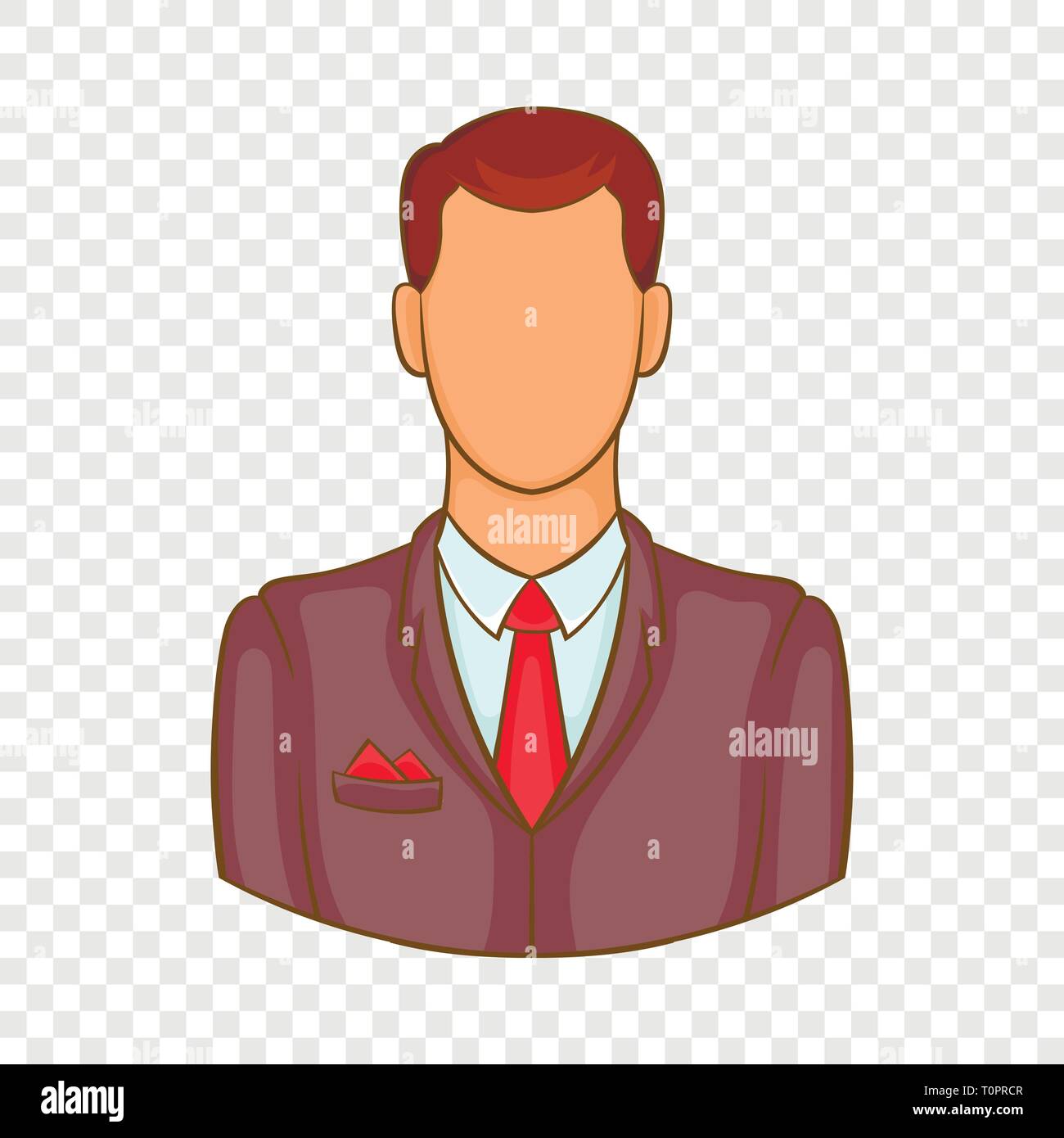 Man cartoon hair faceless Stock Vector Images - Alamy