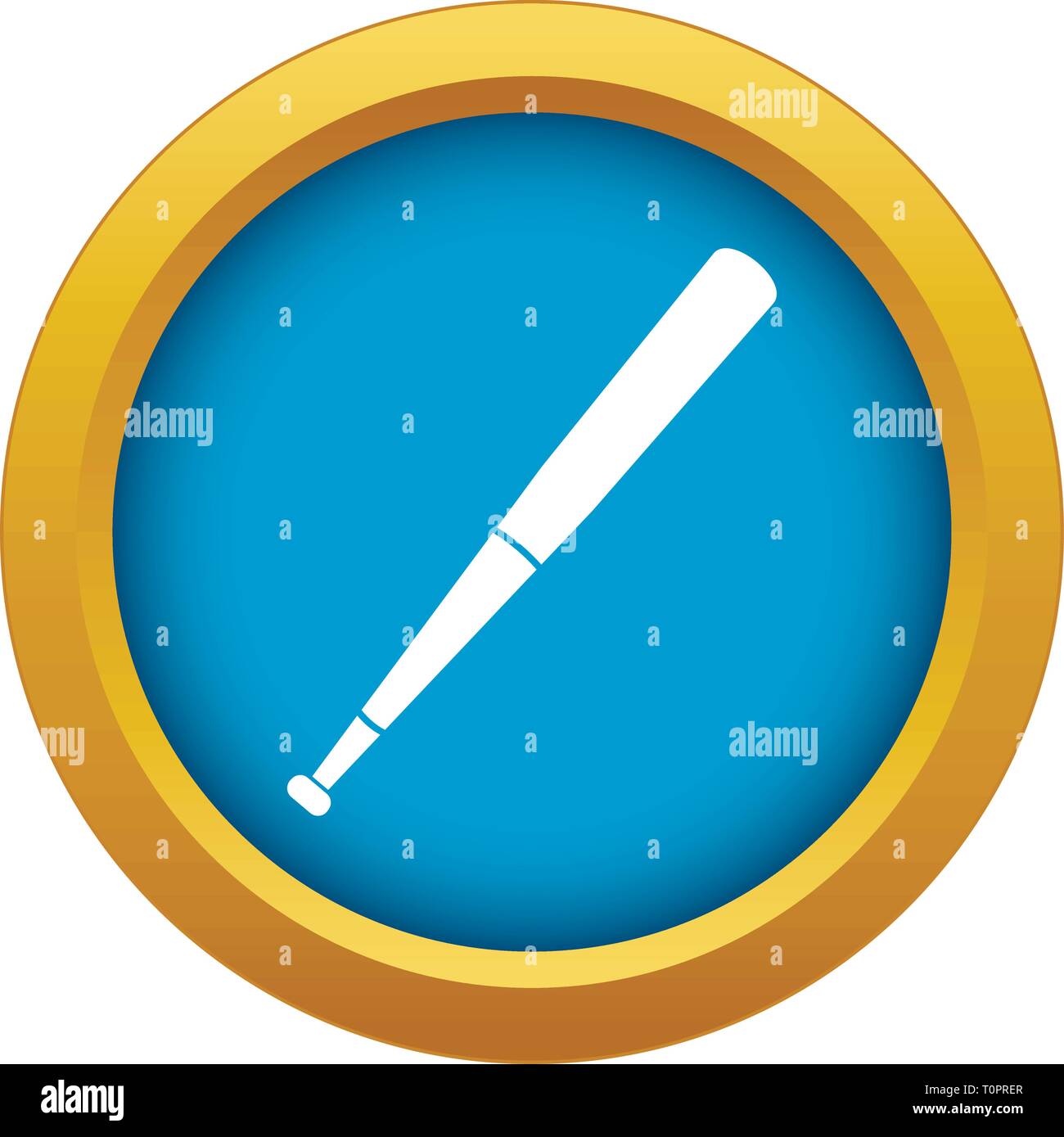 Black baseball bat icon blue vector isolated Stock Vector Image & Art ...