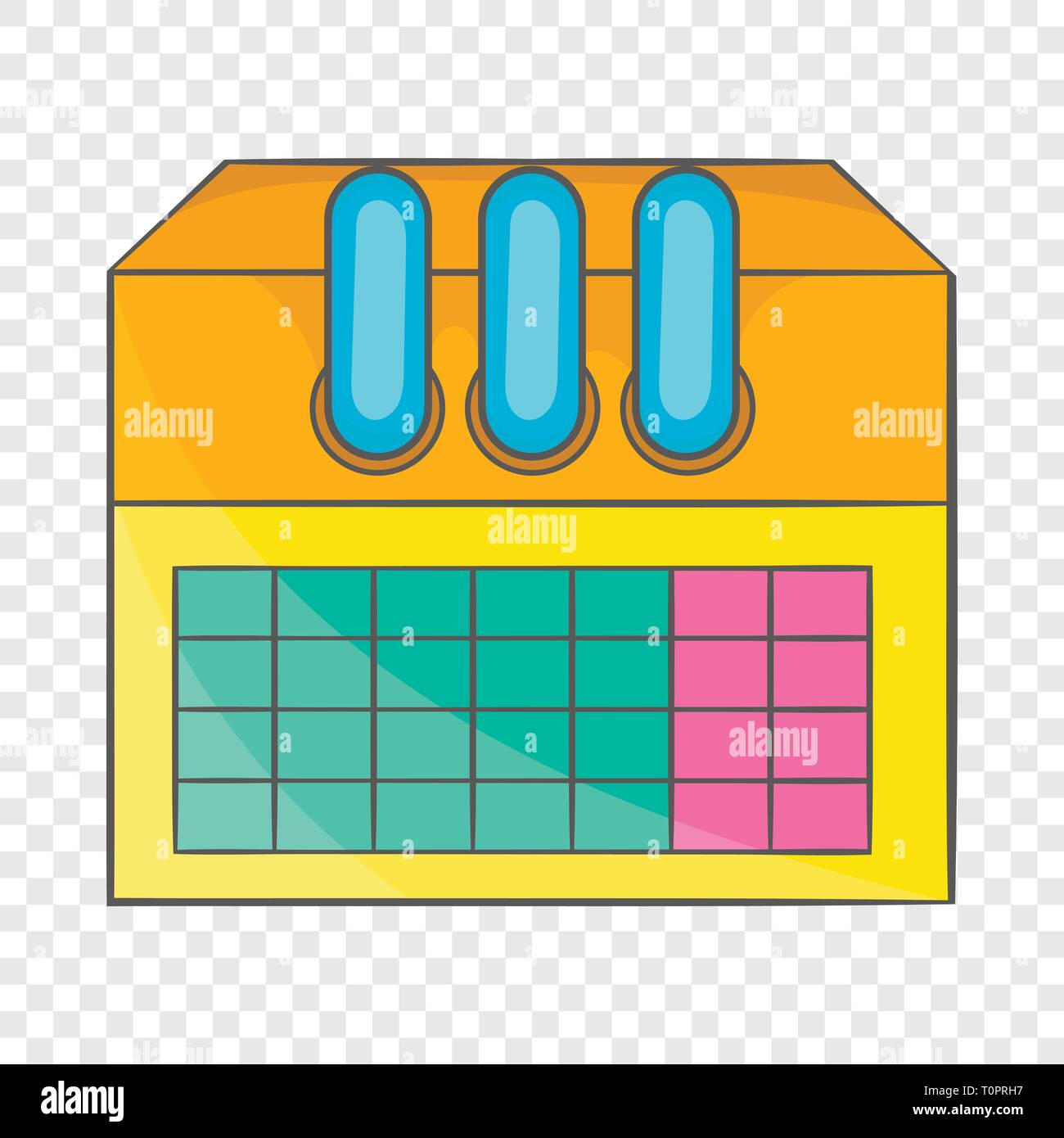 Calendar icon, cartoon style Stock Vector Image & Art - Alamy