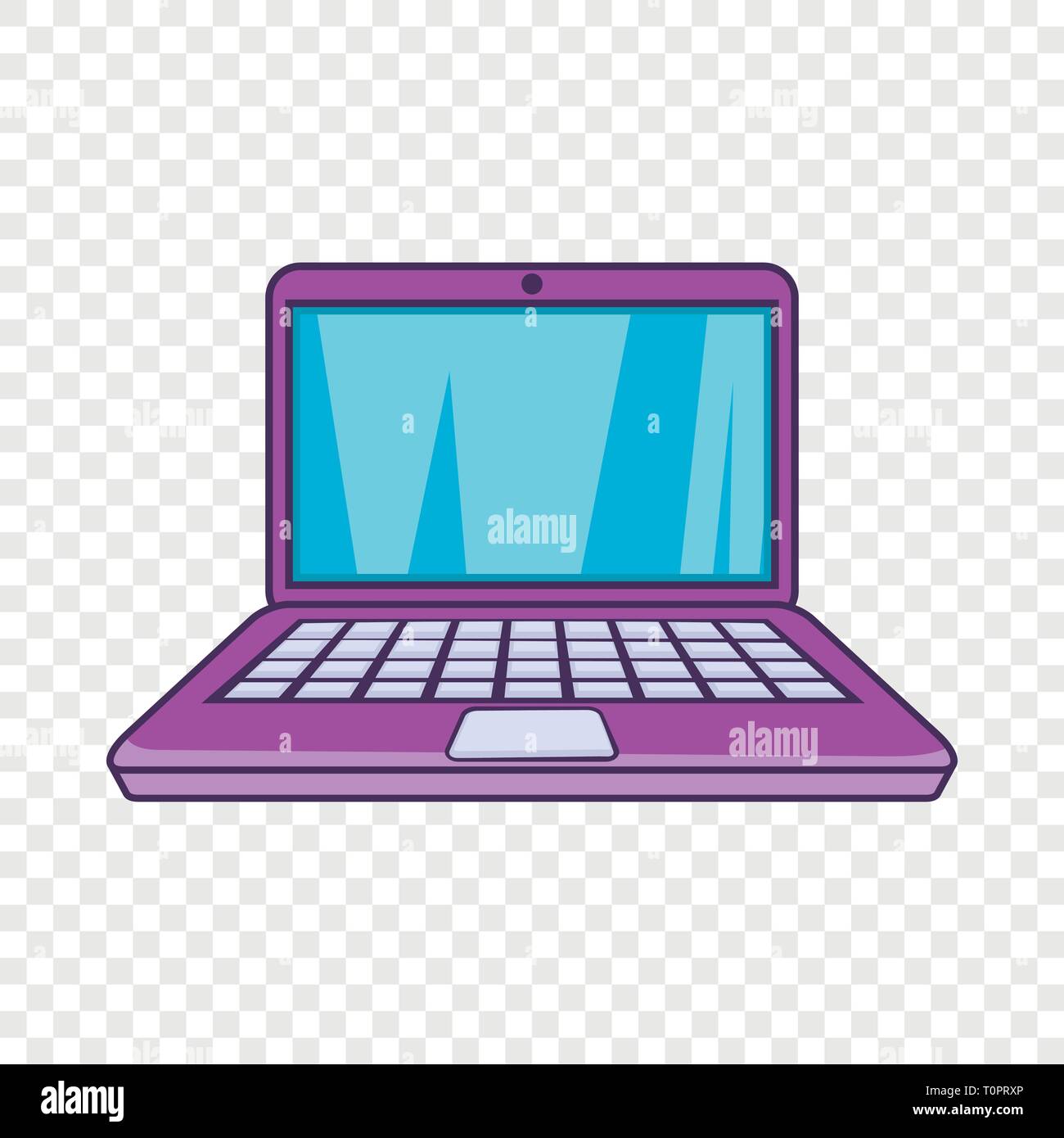Laptop icon, cartoon style Stock Vector Image & Art - Alamy