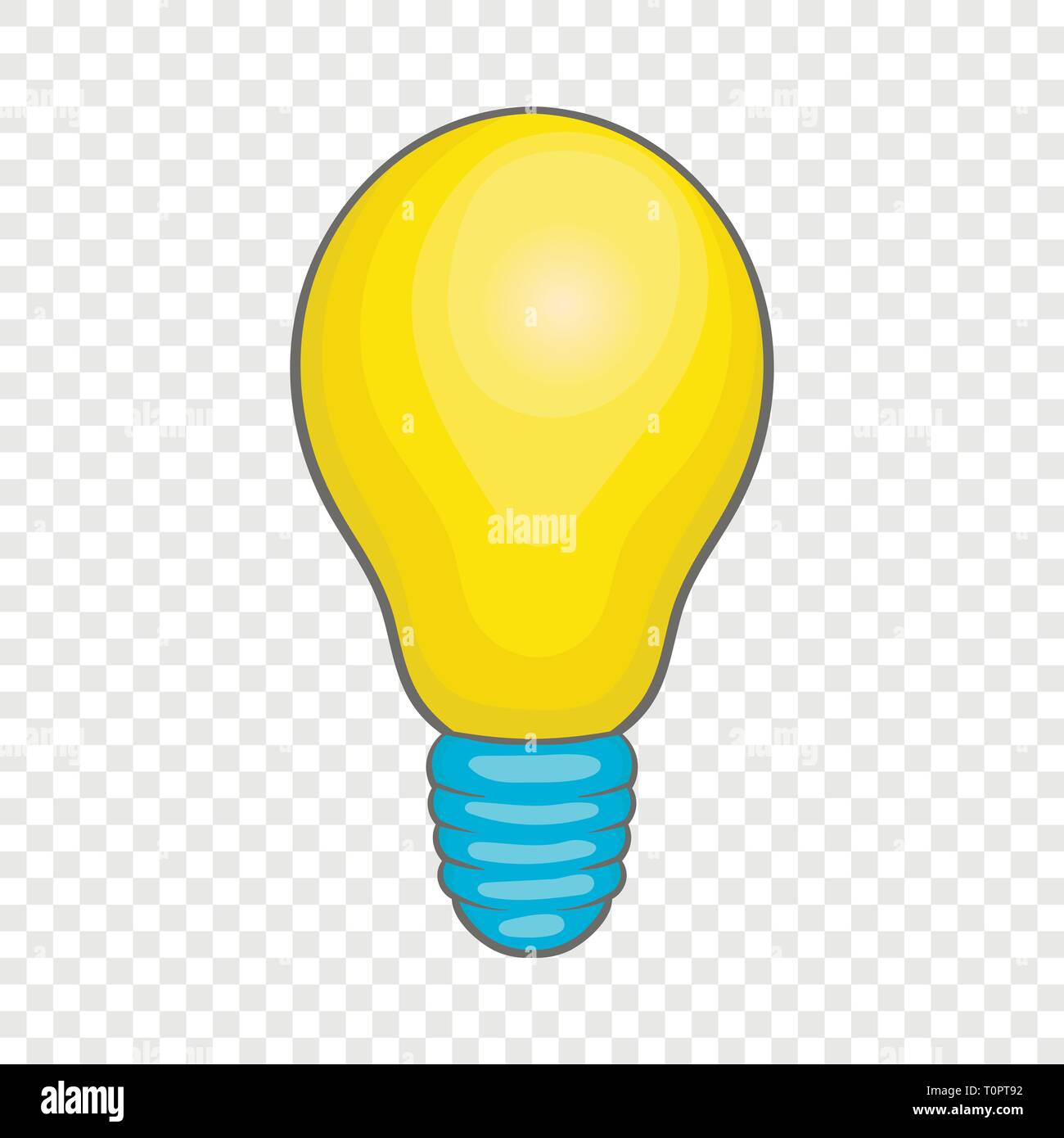 Light bulb icon, cartoon style Stock Vector Image & Art - Alamy