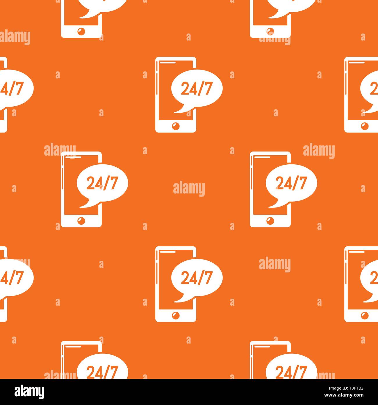 Telephone repair pattern vector orange Stock Vector Image & Art - Alamy