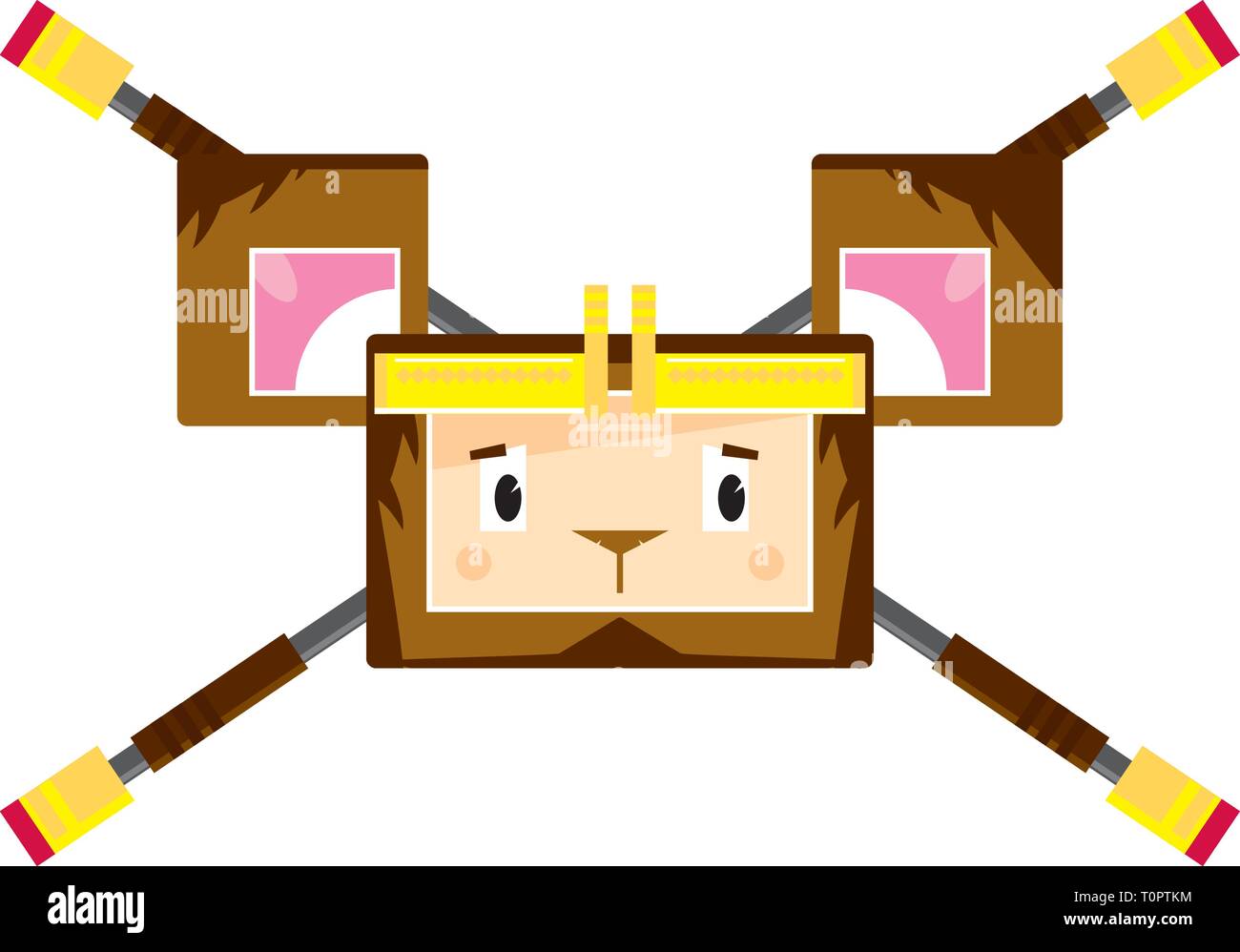 Sun wukong cartoon Stock Vector Images - Alamy