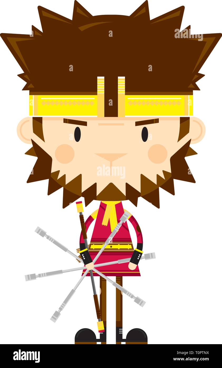 Chinese sun wukong cartoon Cut Out Stock Images & Pictures - Alamy