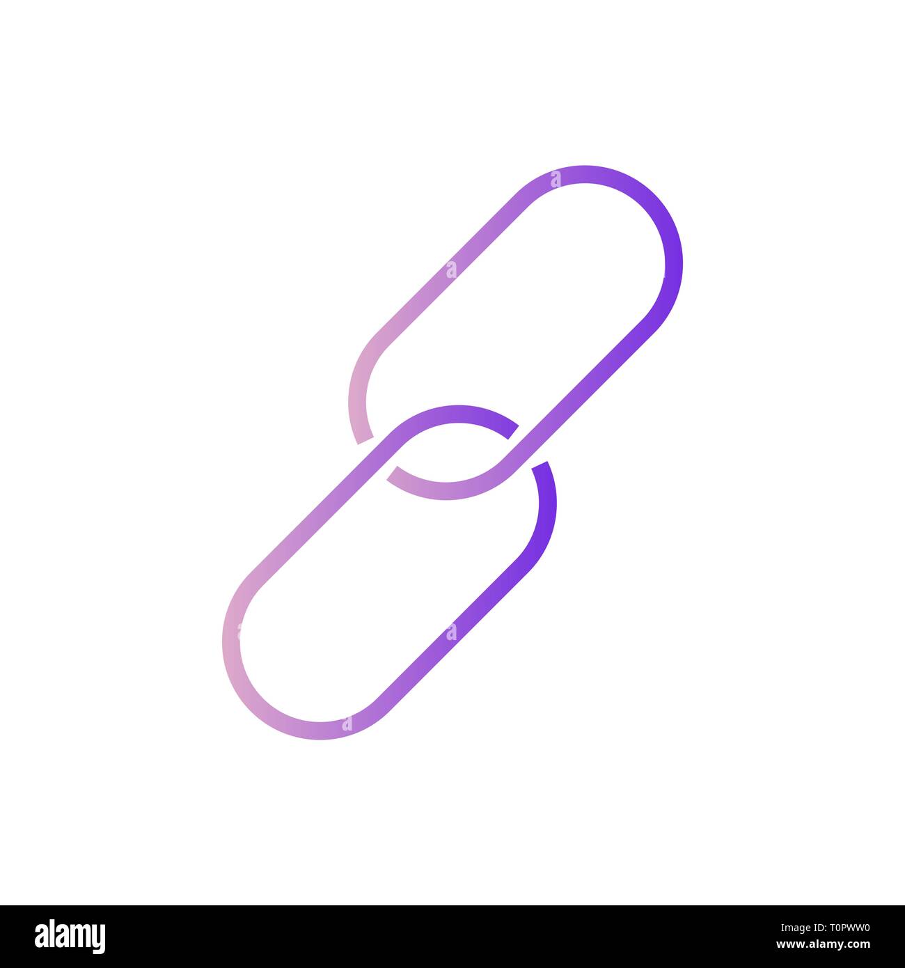 Illustration Attachment Icon Stock Photo - Alamy