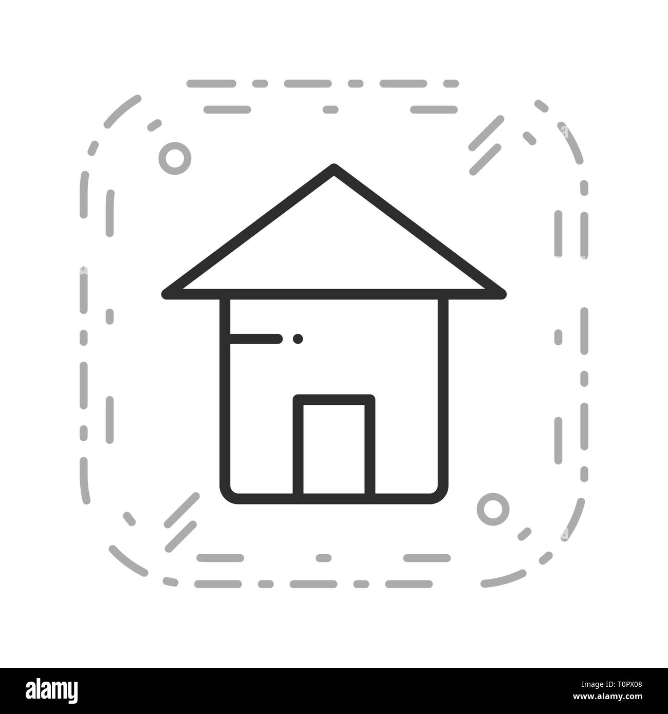 Illustration Home Icon Stock Photo - Alamy