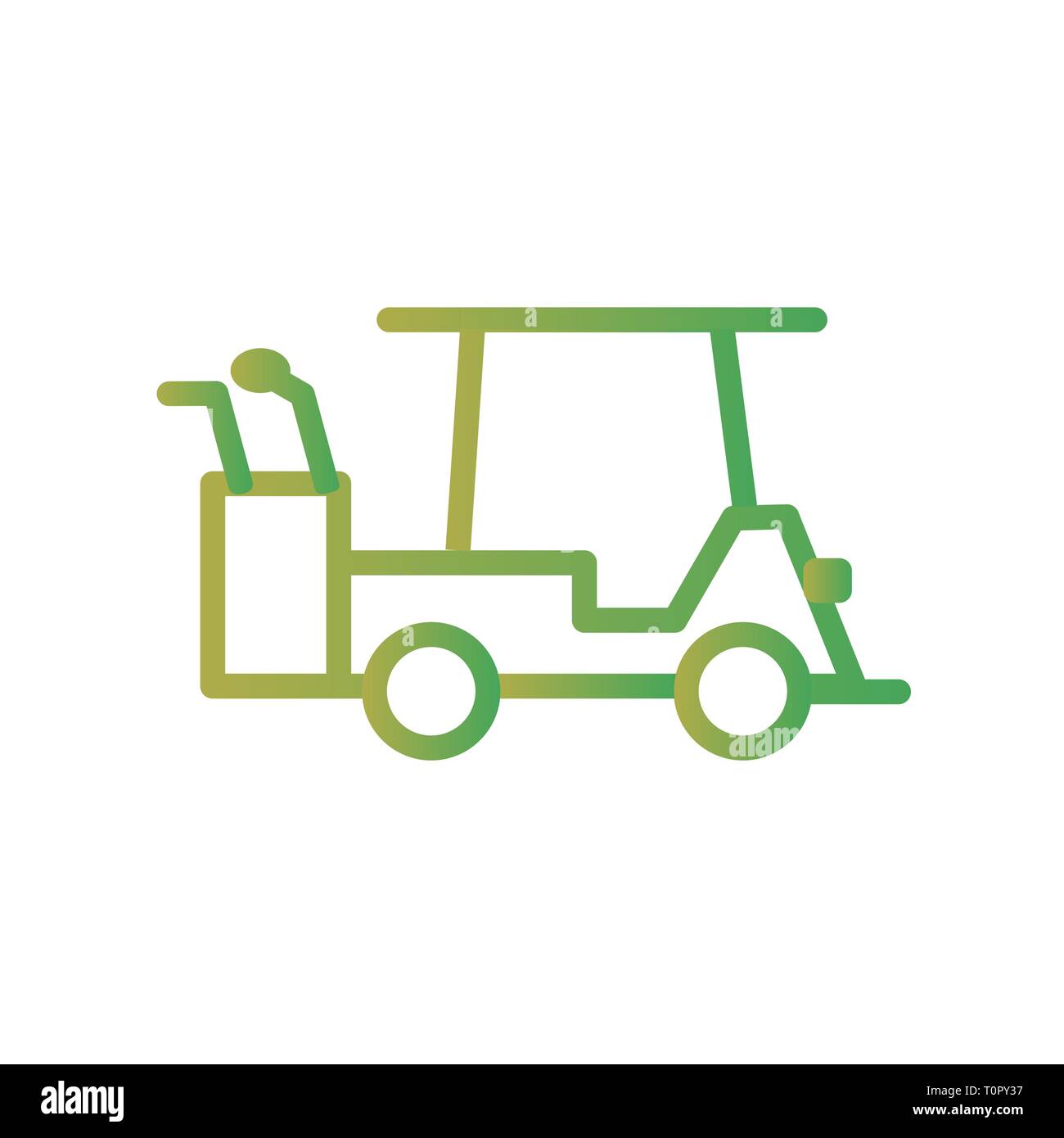 Golfcart symbol hi-res stock photography and images - Alamy