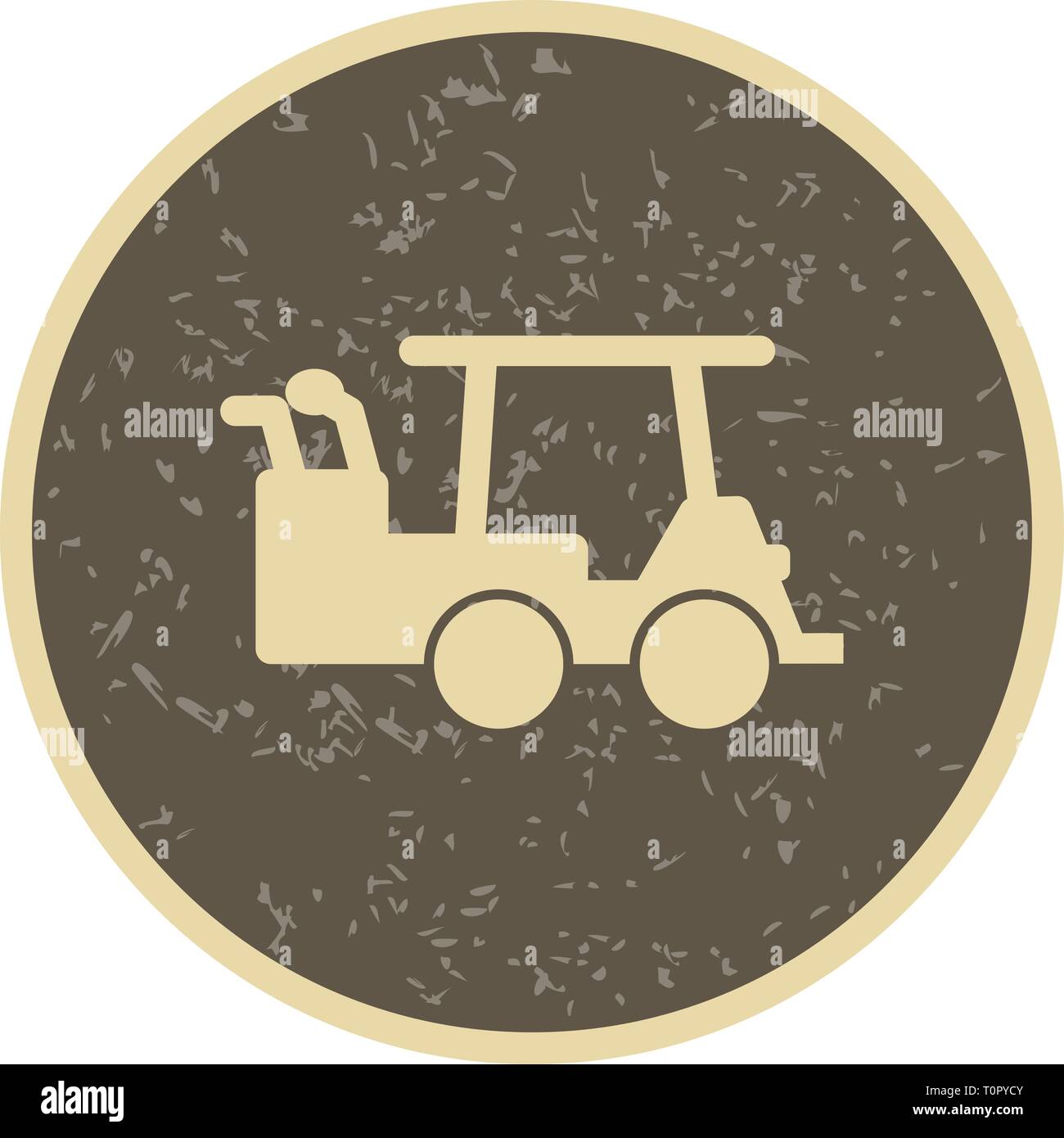 Golfcart symbol hi-res stock photography and images - Alamy