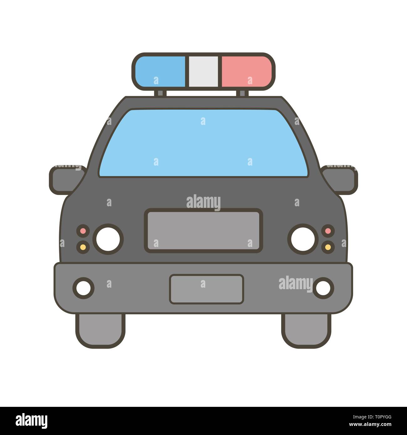 Policecar Icon High Resolution Stock Photography and Images - Alamy