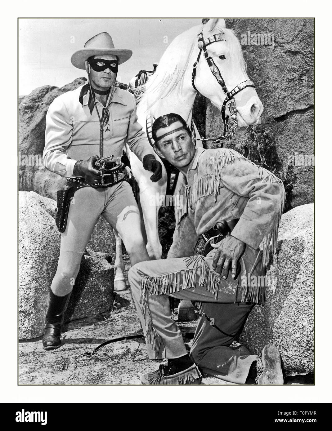 Clayton moore lone ranger 1949 Cut Out Stock Images & Pictures - Alamy