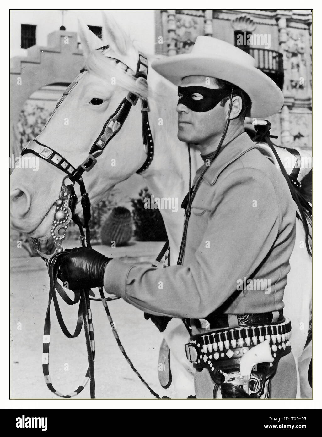 Lone ranger clayton moore hi-res stock photography and images - Alamy