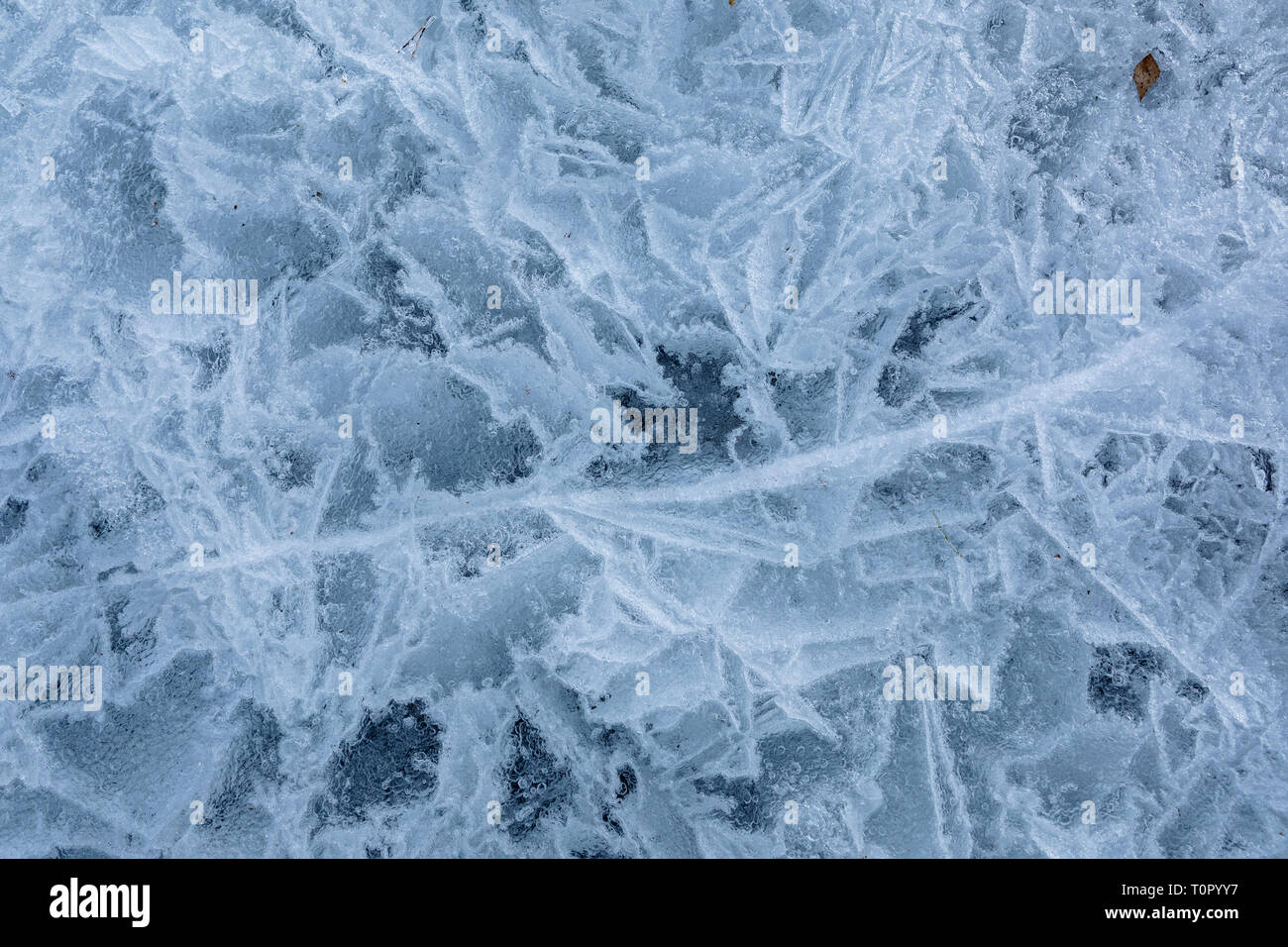 Abstract close-up of broken ice surface Stock Photo - Alamy