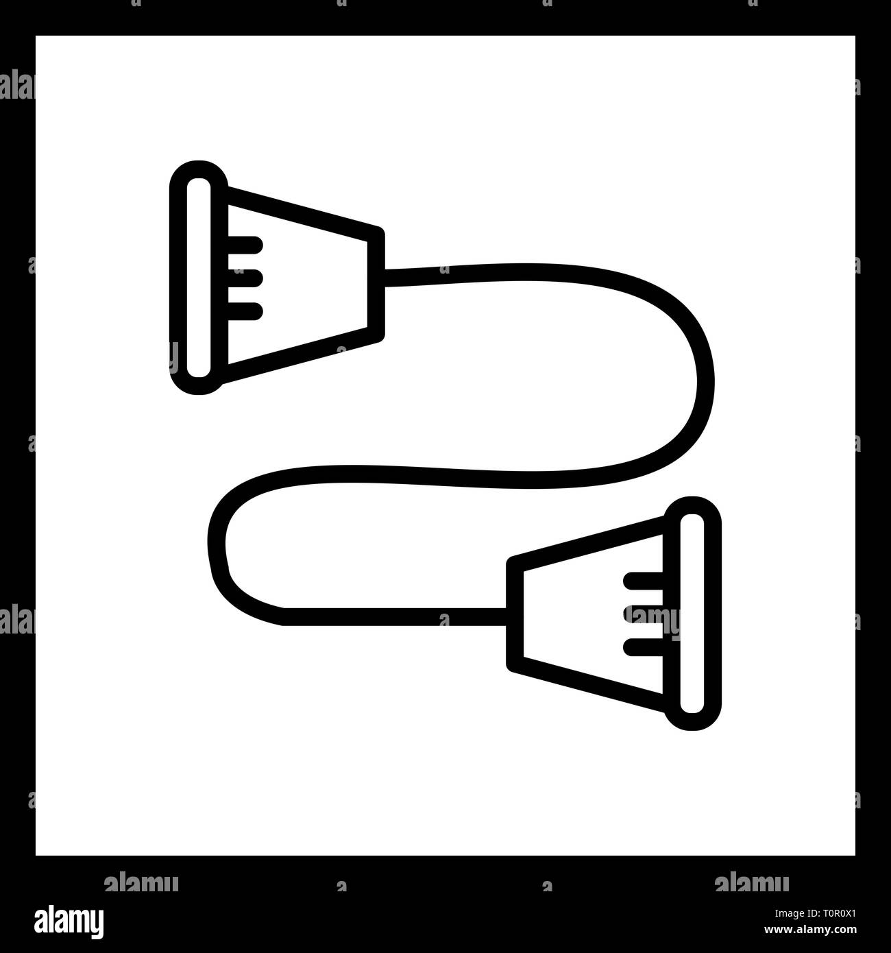 Illustration Strandpulling Icon Stock Photo - Alamy