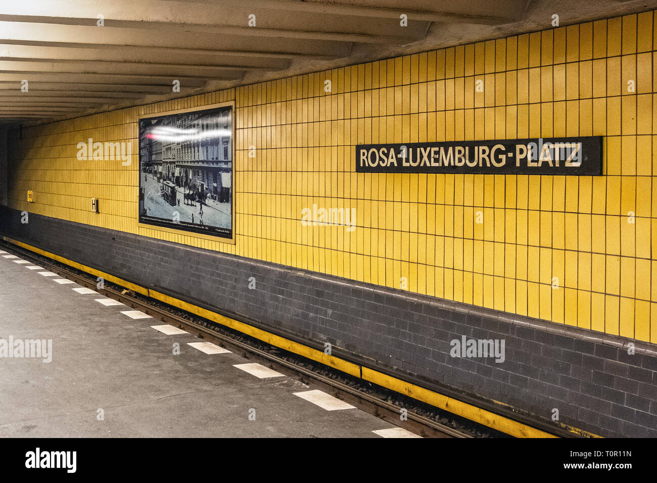 U Rosa-Luxenburg-Platz, Underground U-bahn Station serves the U2 Line ...
