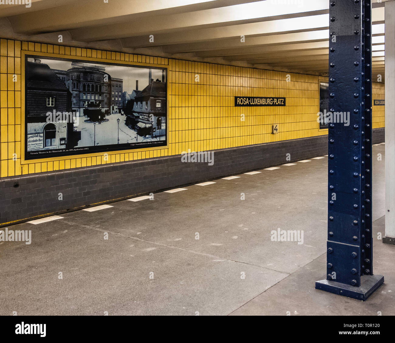 U Rosa-Luxenburg-Platz, Underground U-bahn Station serves the U2 Line ...
