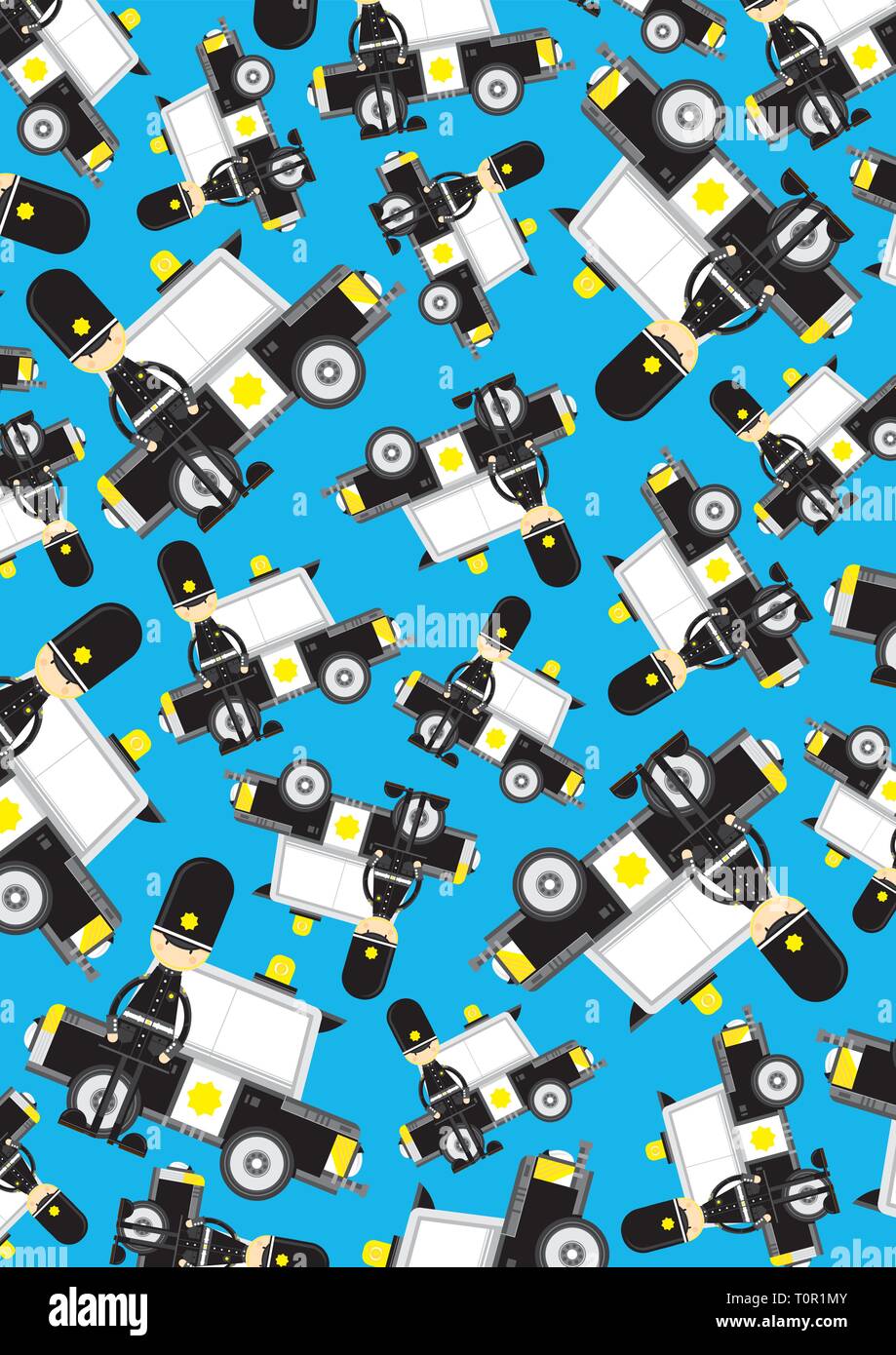 British police car Stock Vector Images - Alamy