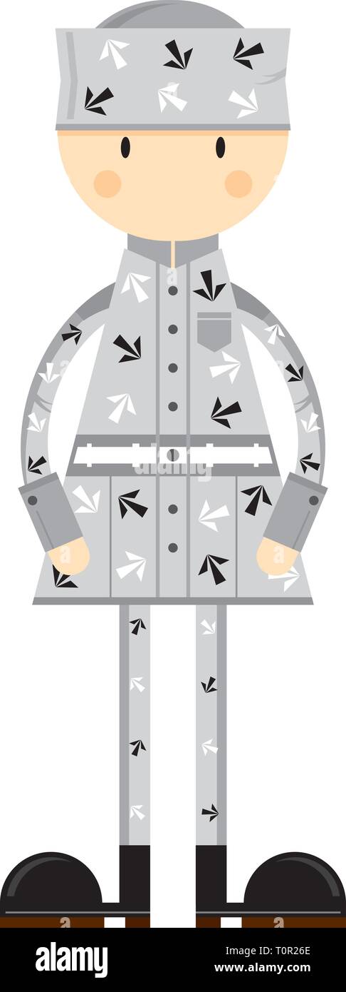 Adorably Cute Cartoon Prisoner in Vintage Arrow Style Uniform Stock ...