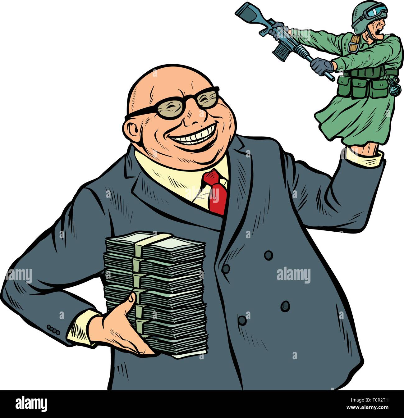 War propaganda Stock Vector Images - Alamy