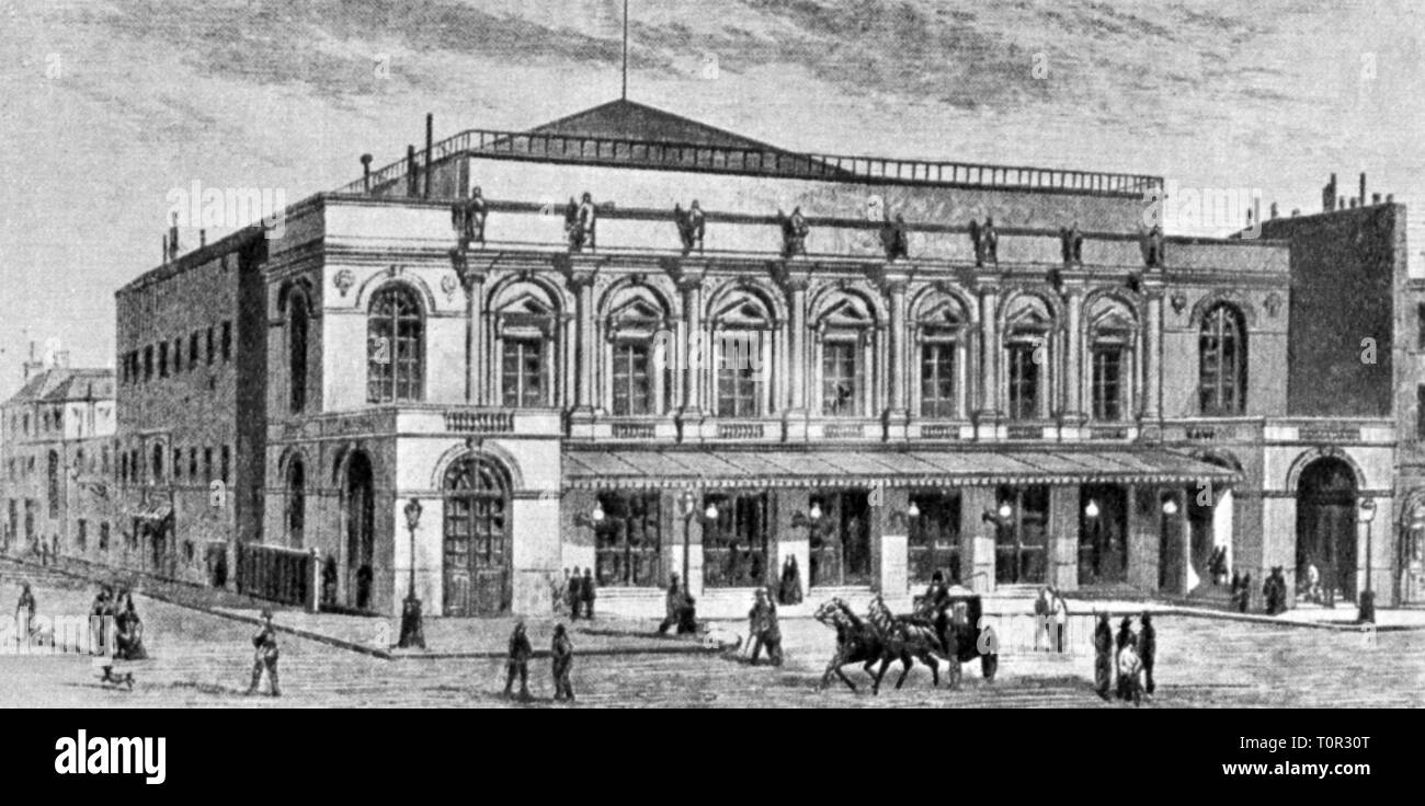 geography / travel,France, Paris, theatre / theater, Opera Le Peletier ...