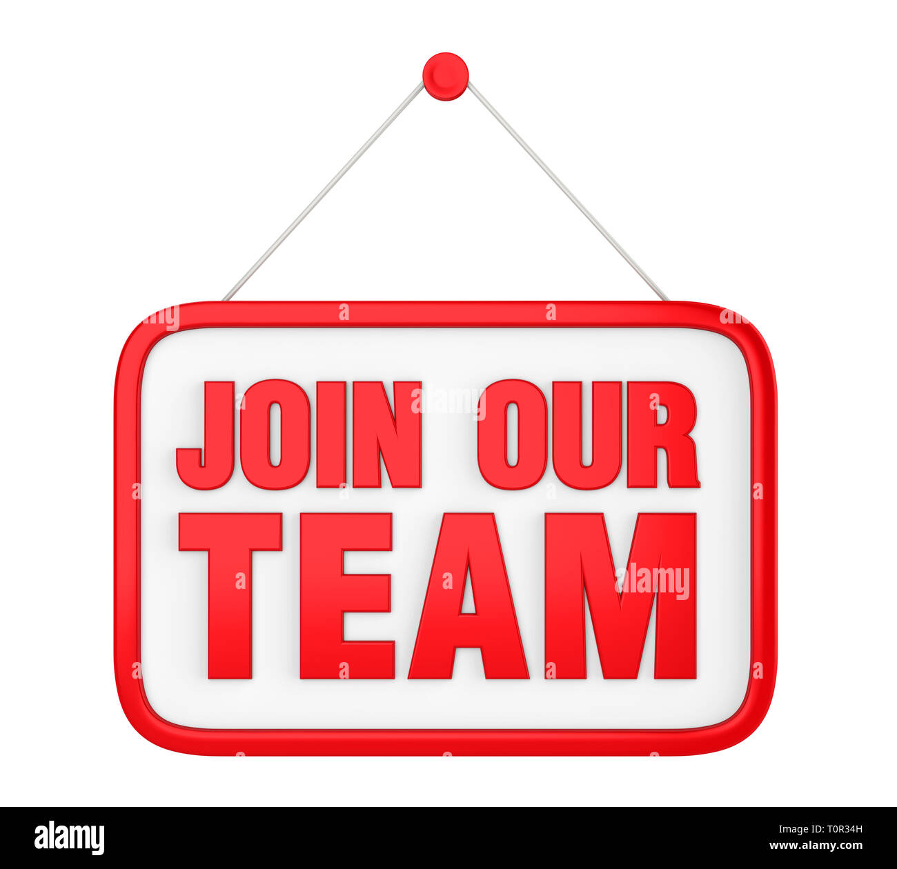 "Join Our Team" Sign Isolated Stock Photo - Alamy