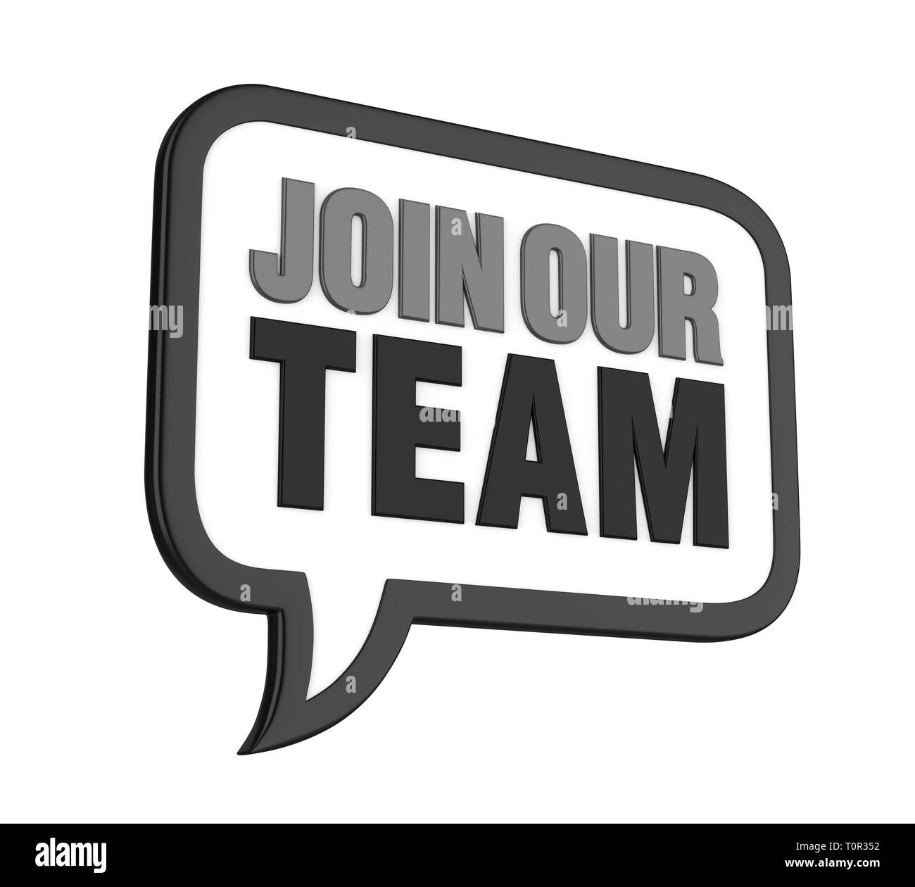 "Join Our Team" Sign Isolated Stock Photo - Alamy