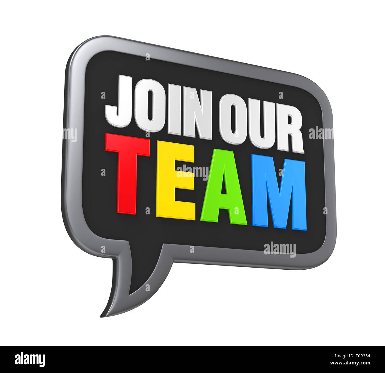 "Join Our Team" Sign Isolated Stock Photo - Alamy