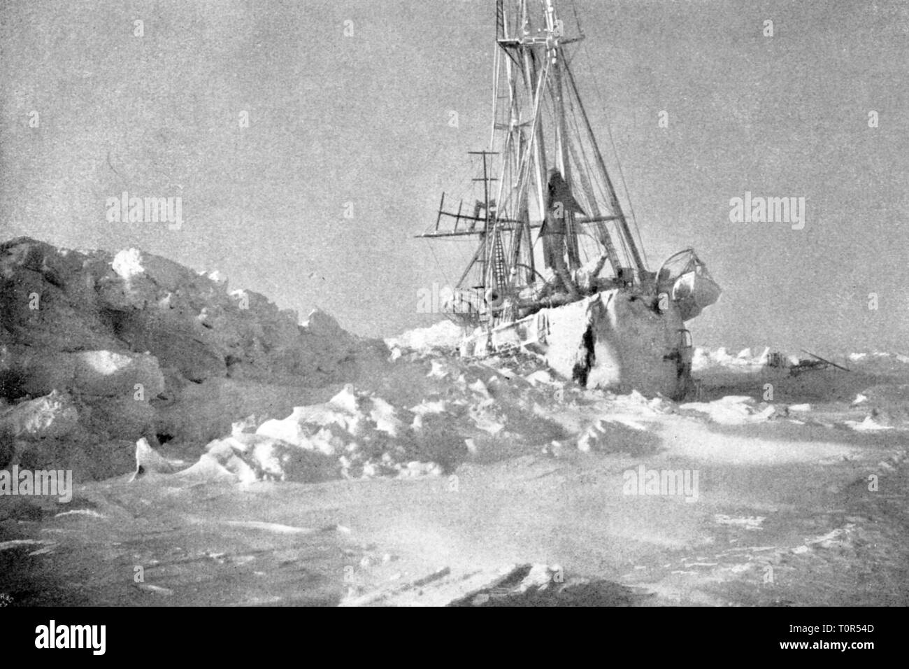 expedition, polar expedition, Fram expedition 1893 - 1896, "Fram" at ...