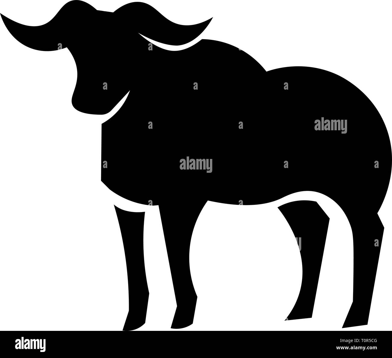 Cape buffalo image Stock Vector Images - Alamy