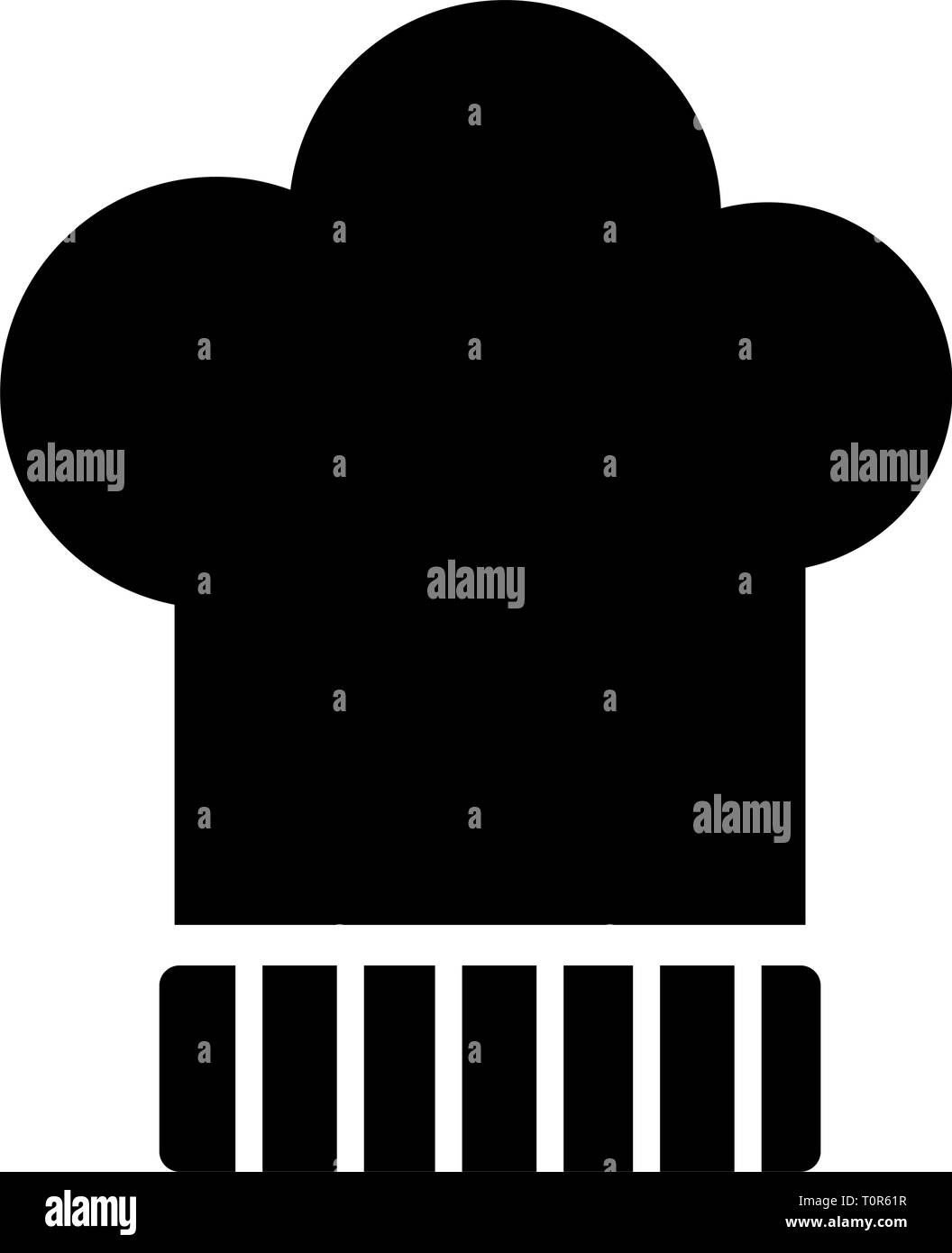 Chefs Hat Icon Vector Stock Vector Image & Art - Alamy