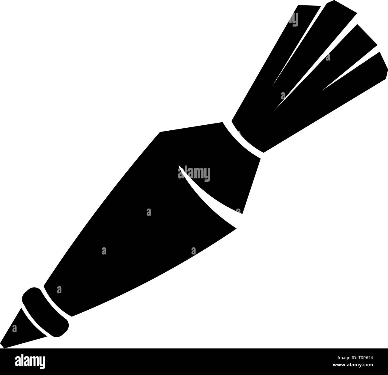 Icing Bag Icon Vector Stock Vector Image & Art - Alamy