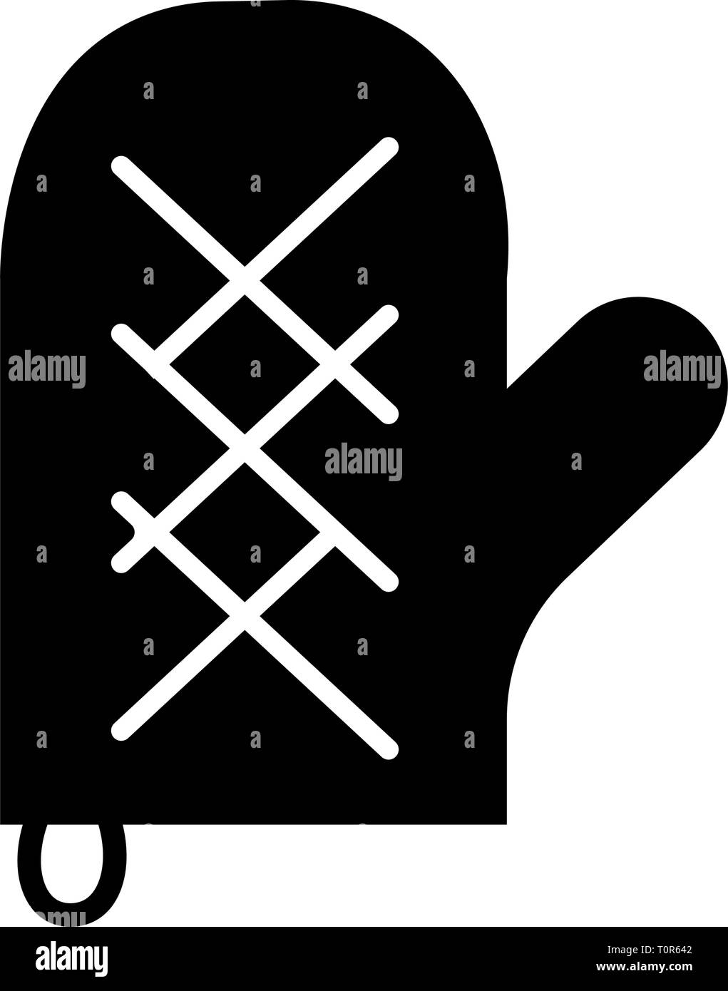 Kitchen Pot Glove Icon Vector Stock Vector Image & Art - Alamy