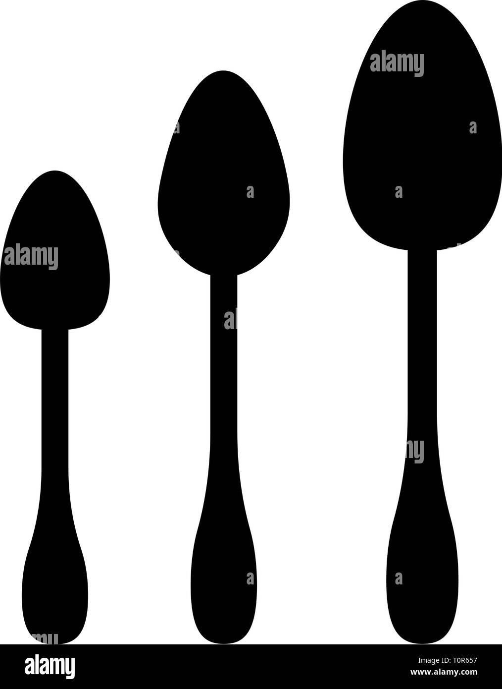 Abstract spoons! Stock Vector Images - Alamy