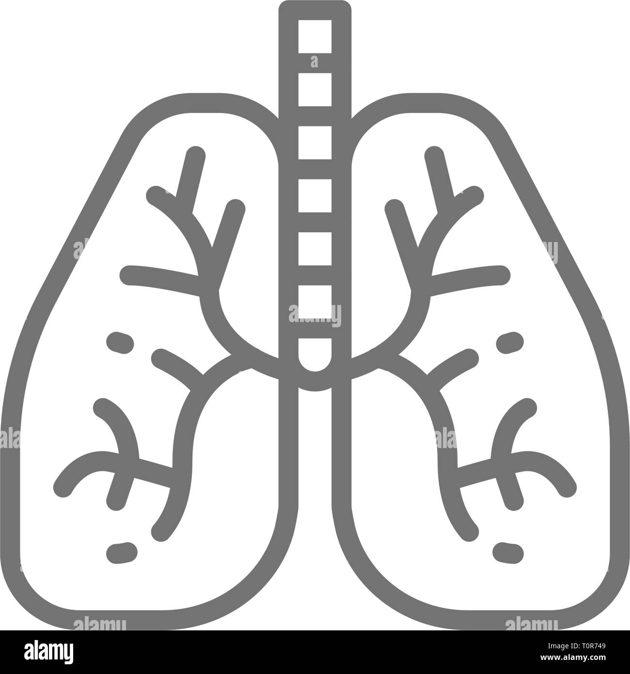 Lung health concept human Black and White Stock Photos & Images - Alamy
