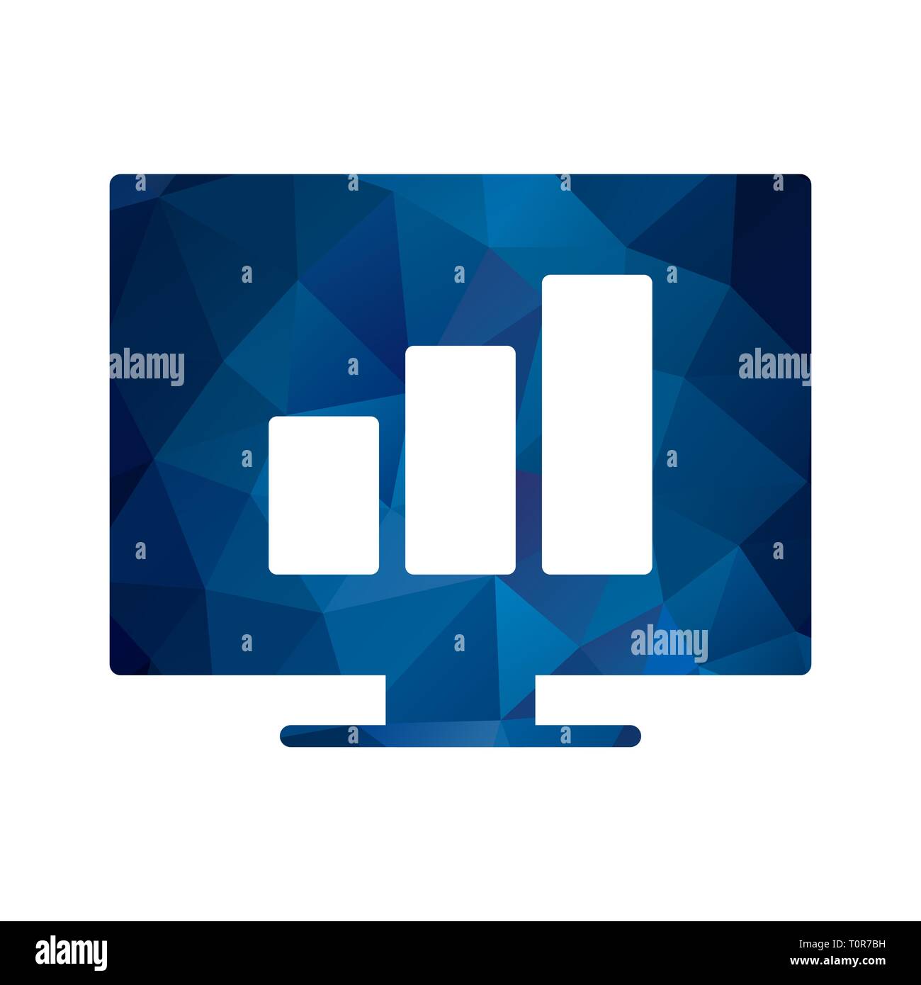 Illustration Stats Icon Stock Photo - Alamy