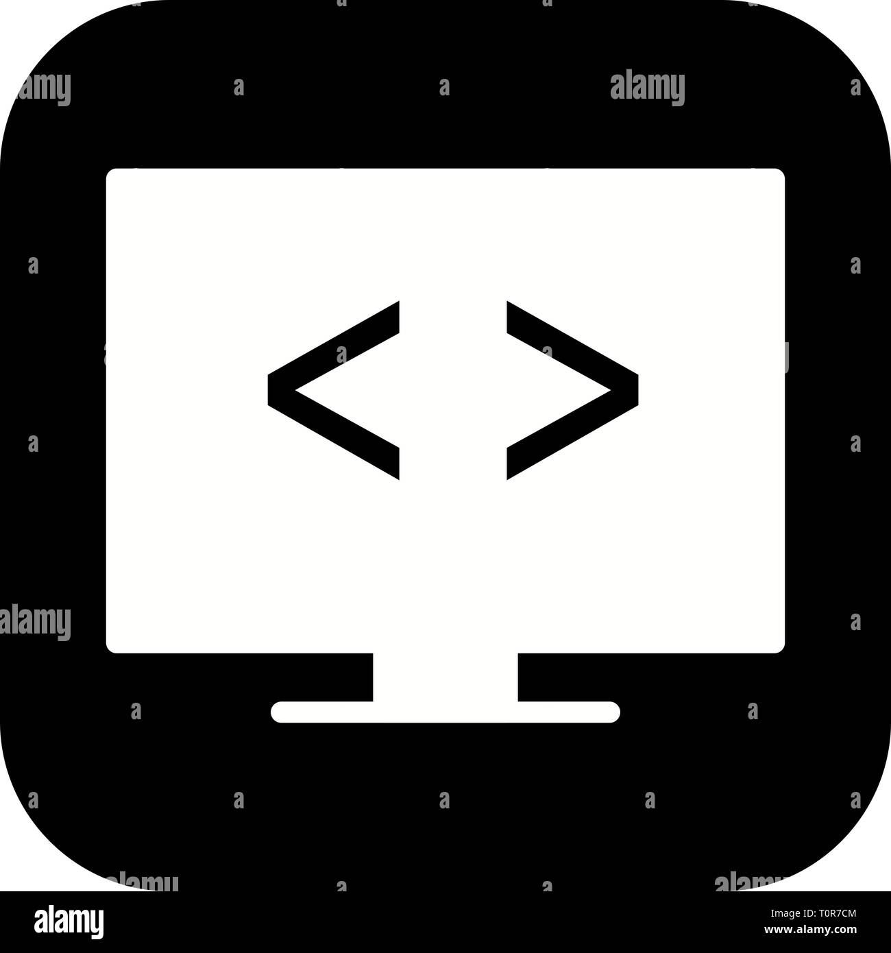 Illustration Code optimization Icon Stock Photo - Alamy