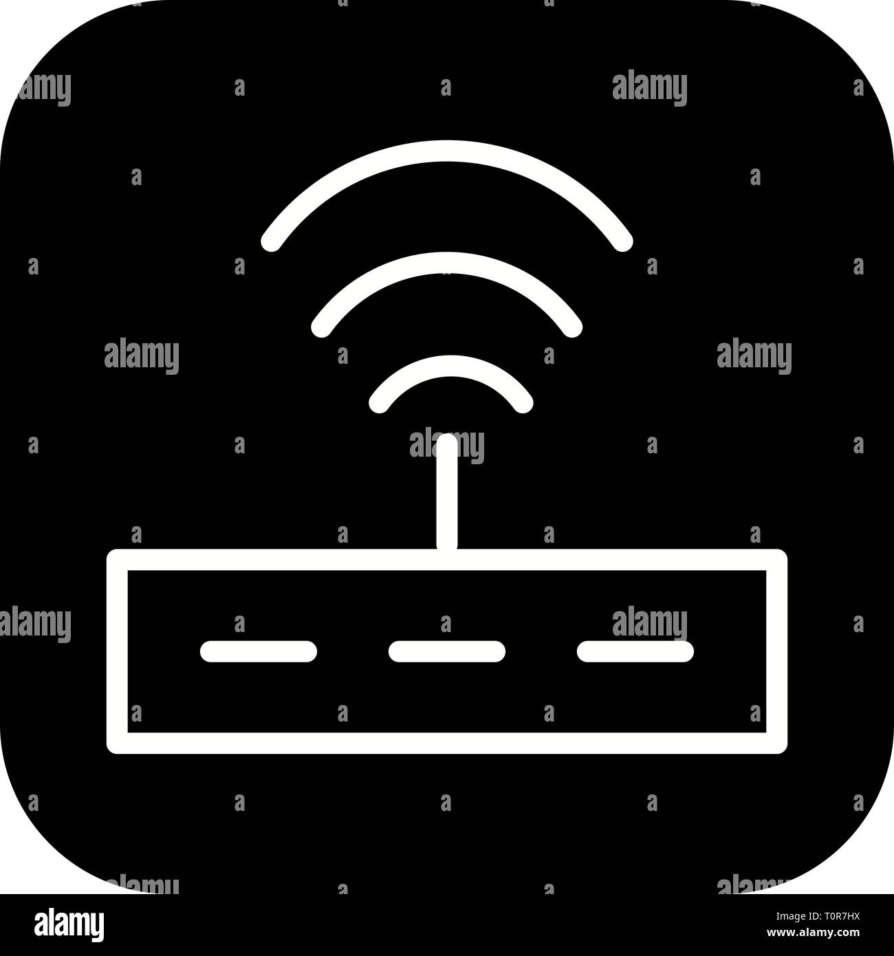 Illustration Router Icon Stock Photo - Alamy