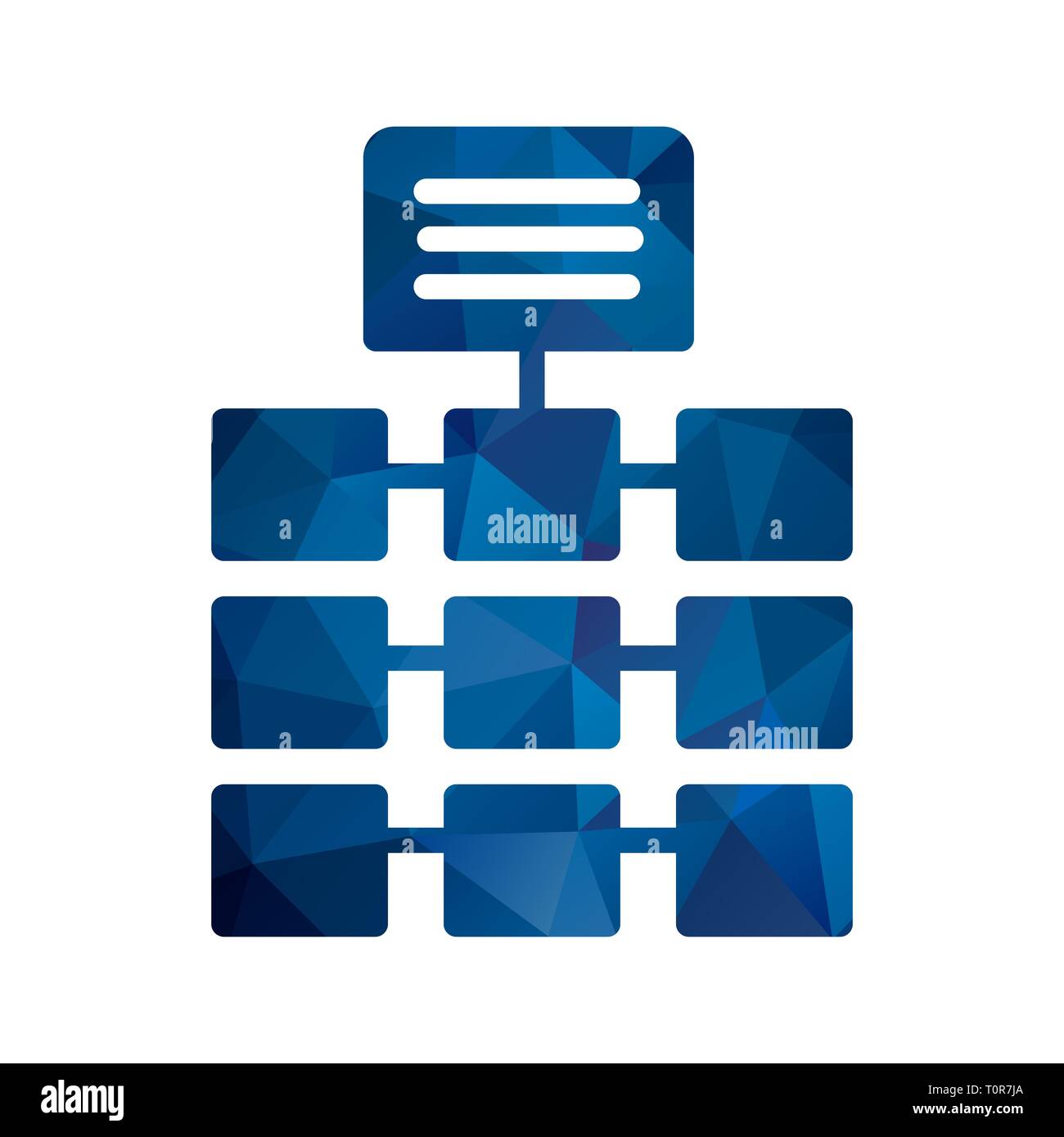 Illustration Network Icon Stock Photo - Alamy