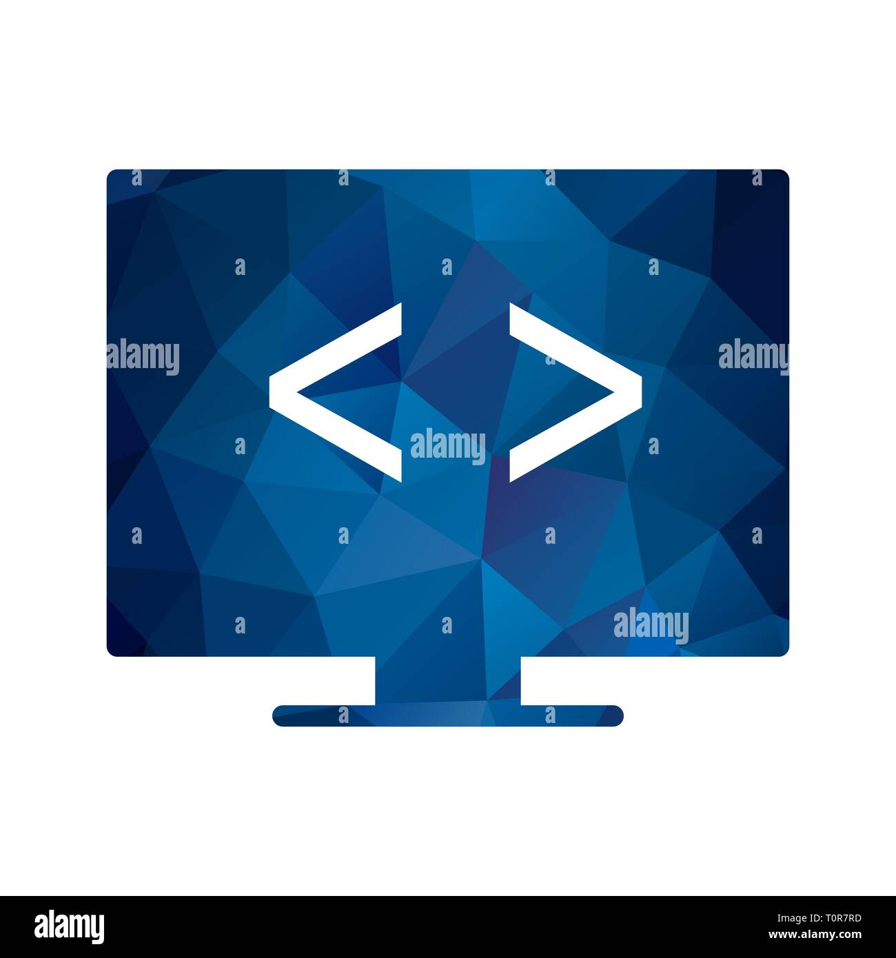 Illustration Code optimization Icon Stock Photo - Alamy