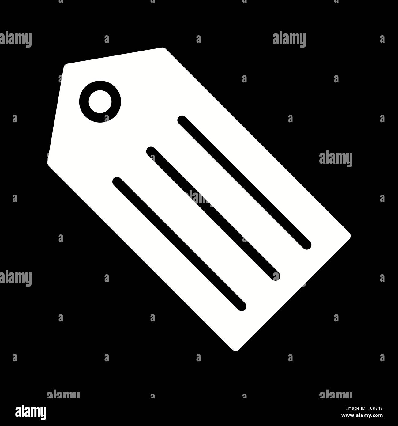 Illustration Tag Icon Stock Photo - Alamy