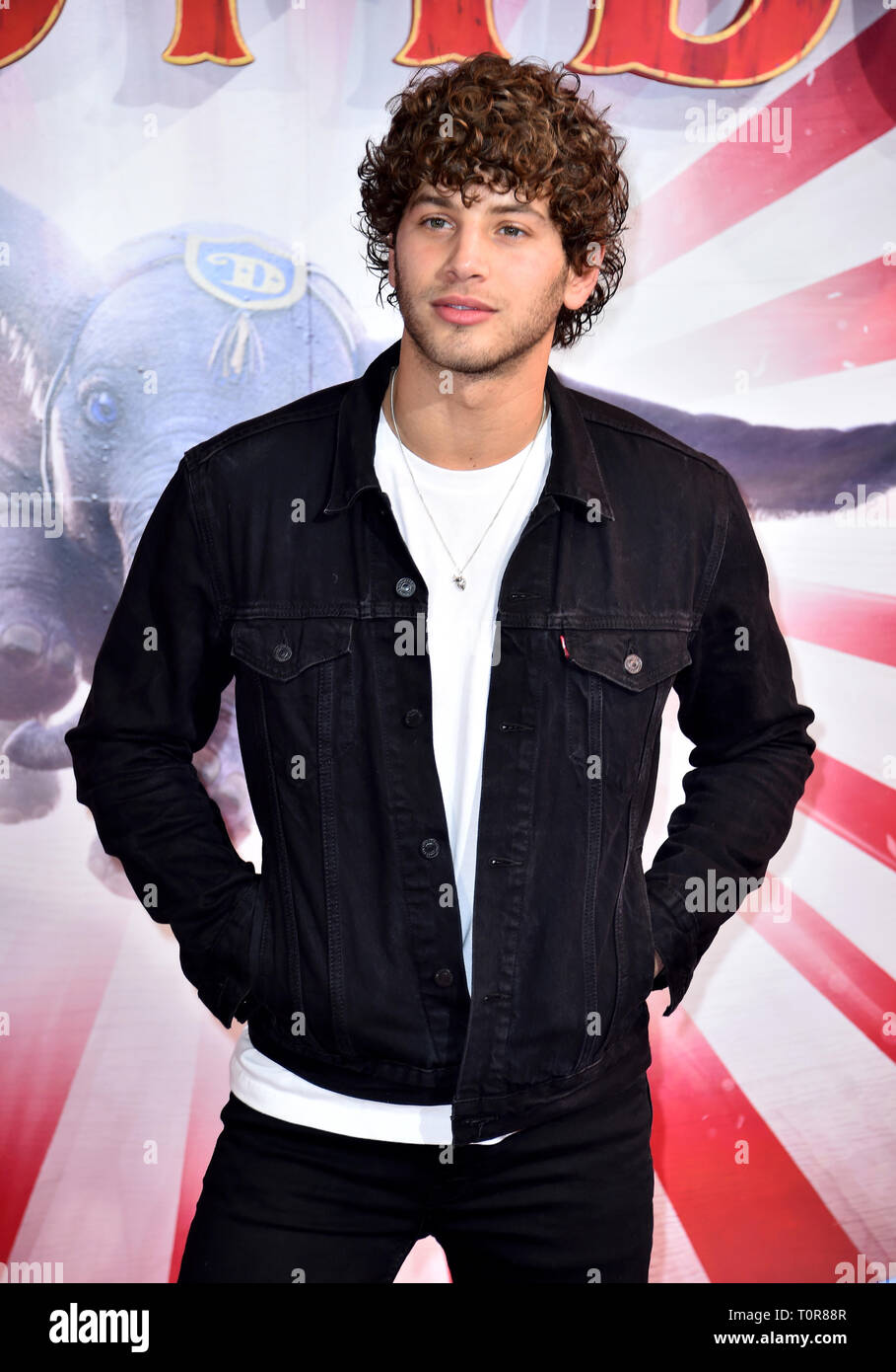 Eyal Booker attending the European premiere of Dumbo held at Curzon ...
