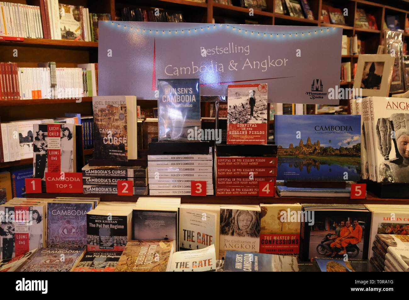 Cambodian book display hi-res stock photography and images - Alamy