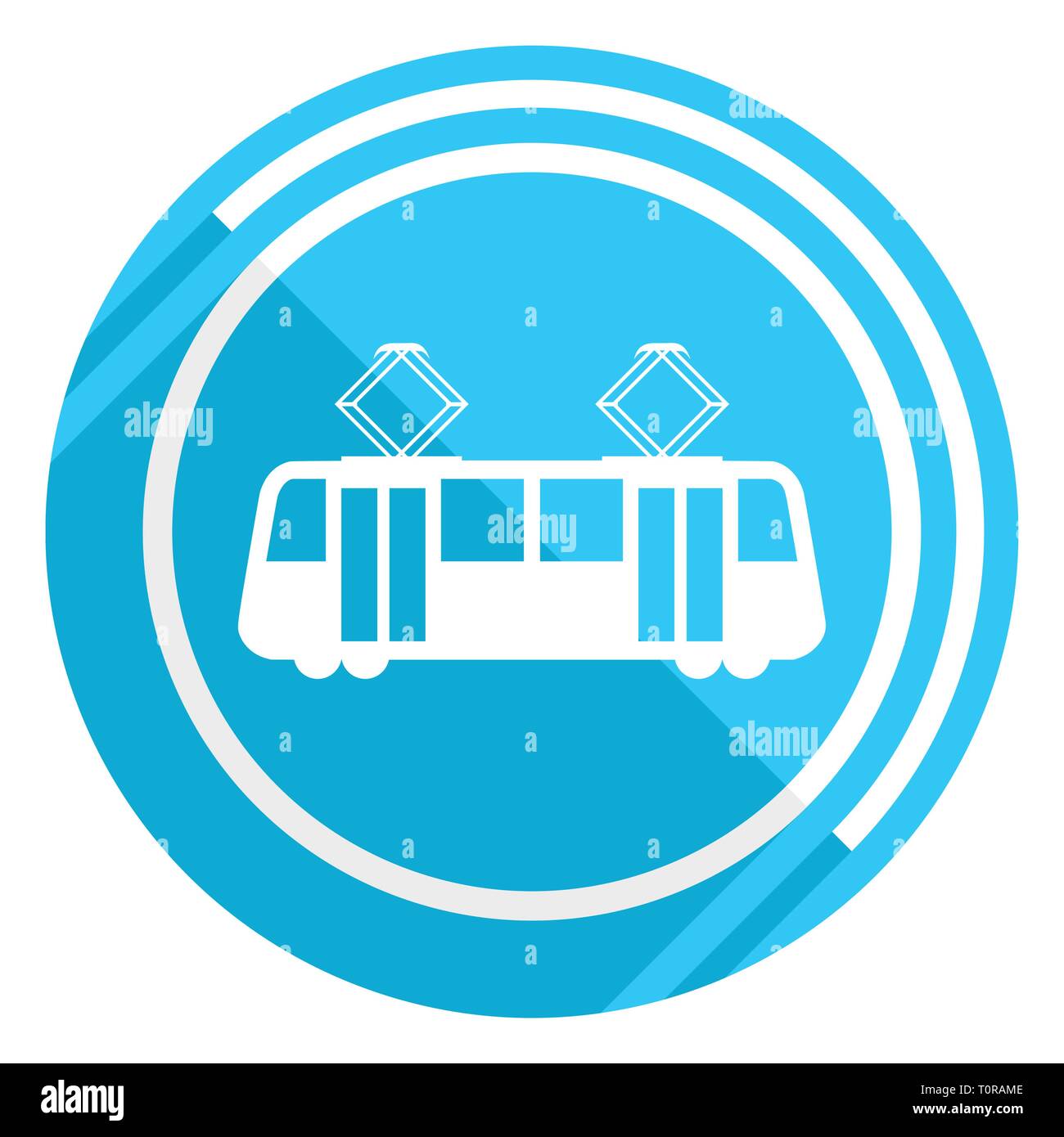 Blue train logo Stock Vector Images - Alamy