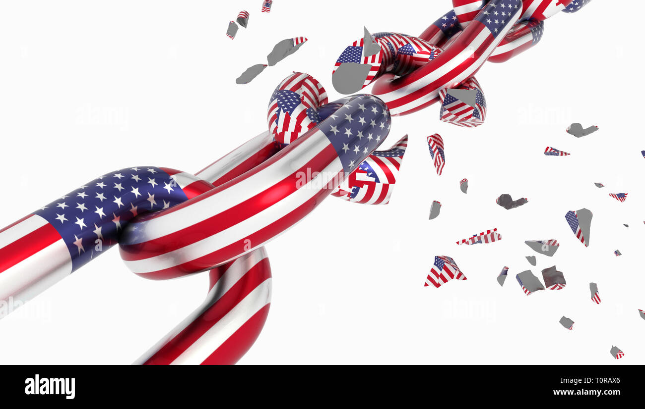 Broken flag Cut Out Stock Images & Pictures - Alamy